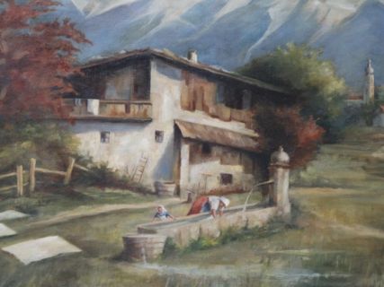 Ölgemälde / Leinwand Karl Friedrich Roth - Gemälde-Grafiken