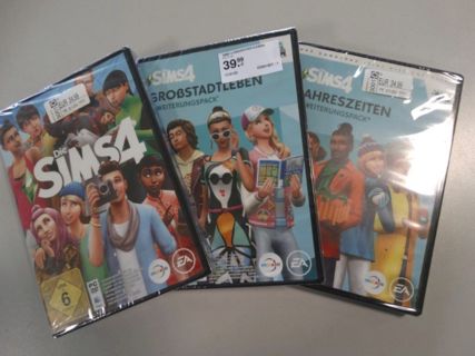 SIMS 4 PC DVD 3 Stück - Fahrzeuge